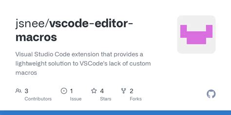Github Jsnee Vscode Editor Macros Visual Studio Code Extension That Provides A Lightweight