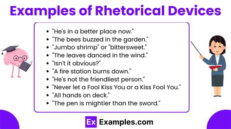 60 Rhetorical Device Examples