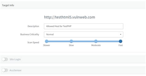 How To Use Allowed Hosts Acunetix