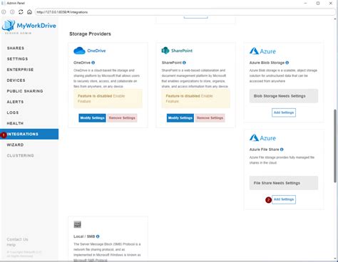 Adding Azure Storage To Myworkdrive When Configured With Entra Id