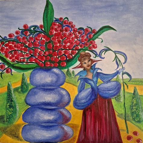 Иллюстрация Француженка в стиле персонажи