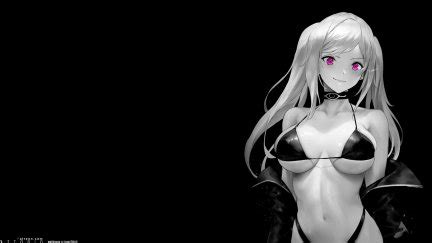 Big Boobs Collarbone Smiling Looking At Viewer Long Hair Simple