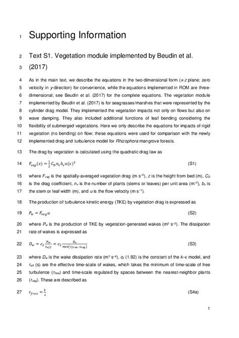 Pdf Supplementary Material To Representing The Impact Of Rhizophora