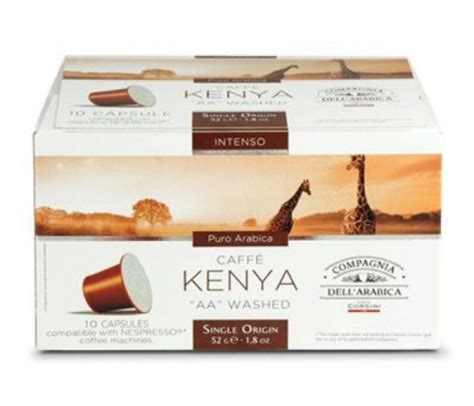 Compagnia Dell'Arabica Kenya AA Single Origin Compostable Capsules