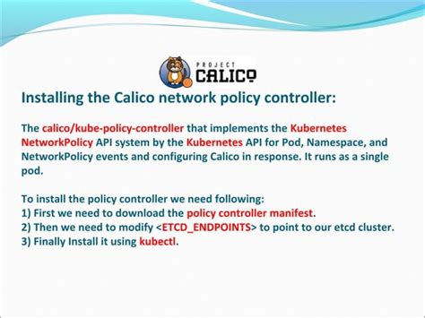 Calico Integration PPT
