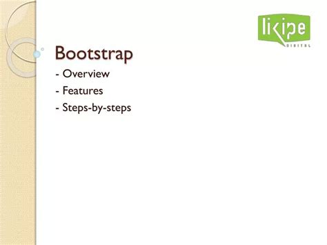 PPT Bootstrap PowerPoint Presentation Free Download ID 6831652