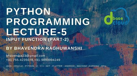 Python Input Function Part 2 Youtube