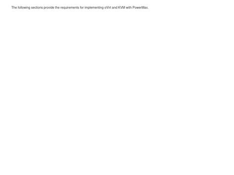 Introduction Using Dell Powermax With Linux Kvm Implementation Guide