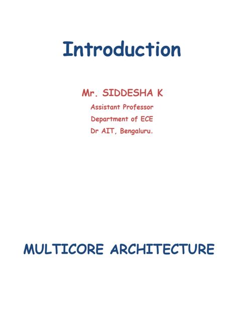 Multicorearchitecture Pdf Thread Computing Parallel Computing