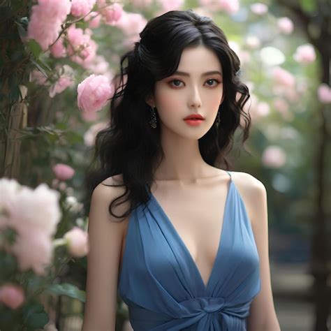 Premium Photo The Mesmerizing Depiction Of An Adult Woman Flaunting Long Legs In A Short Dress