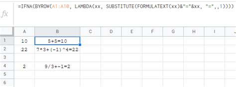 Google Sheets How To Display Both The Formula And The Result Of The Formula In One Cell