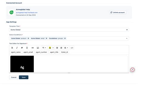 integrate dynamic signature with freshdesk freshsales