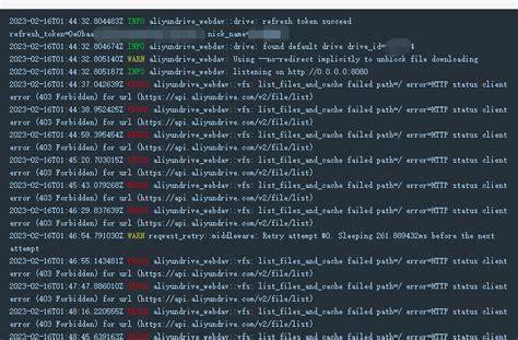 阿里云盘封禁第三方客户端 · issue 712 · messense aliyundrive webdav · github