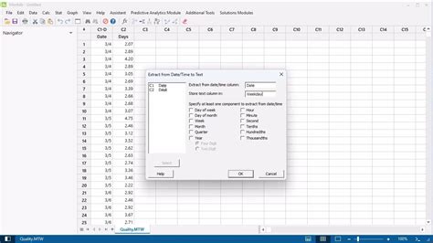 How To Prepare Data For Analysis In Minitab Statistical Software Youtube
