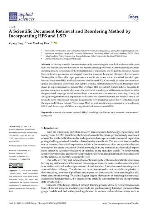 Pdf A Scientific Document Retrieval And Reordering Method By