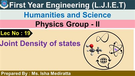 Lec 19joint Density Of States Physics First Year Engineering Youtube