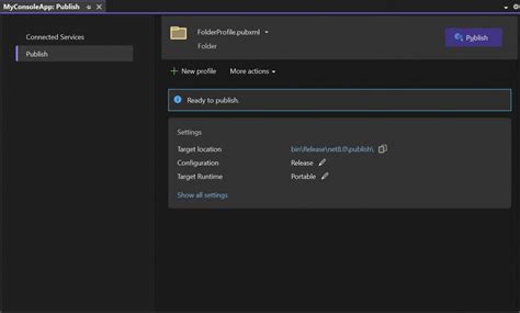 How To Publish A Net Application As A Standalone Executable File