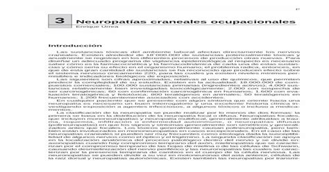 3 Neuropatías Craneales Ocupacionales Asociación Colombiana De