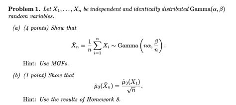 problem 1 let x1 … xn be independent and identically
