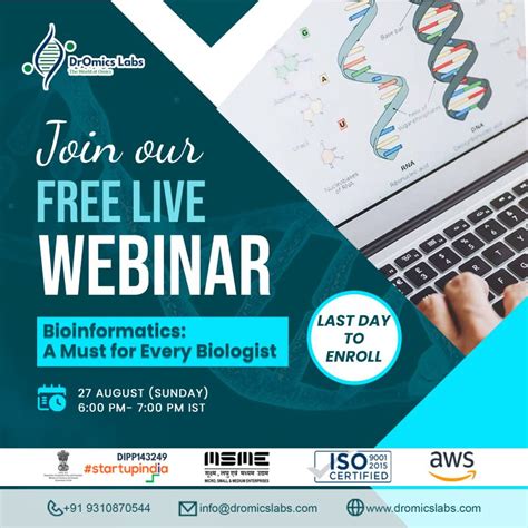 Dromics Labs Private Limited On Linkedin Bioinformatics Biotechnology Biology Biotech