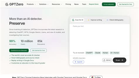 Gptzero The Most Advanced Ai Detector For Chatgpt Gpt 4 And Gemini