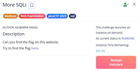 Picoctf More Sql Koro Medium