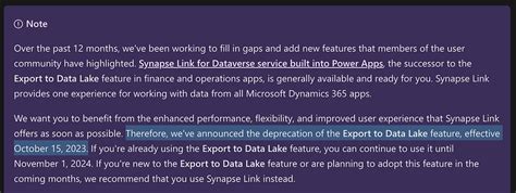 Navigating The Deprecation Of Export To Data Lake In D F O