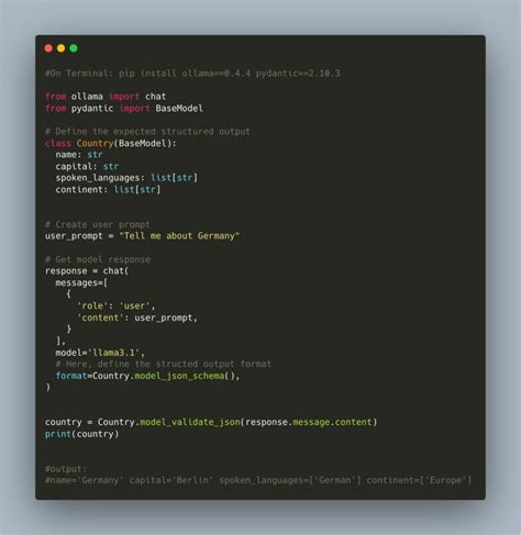hammam abdelwahab on linkedin 🚀 structured outputs with ollama