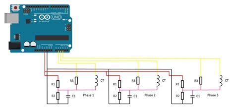 Simple 3 Phase Arduino Energy Meter The Diy Life