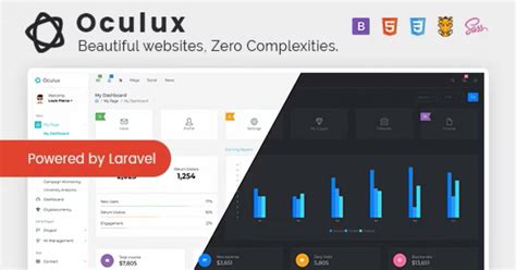 Oculux Ui Laravel Admin Dashboard Responsive Template Codeintra