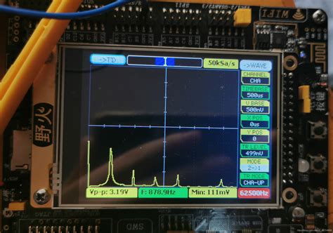 stm32f1示波器，fft显示 stm32输入正弦波对其fft并输出回示波器 csdn博客