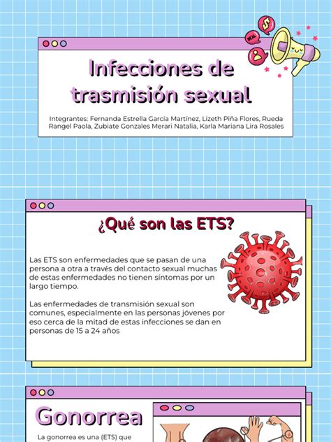 Infecciones De Trasmisión Sexual Pdf Infección Transmitida