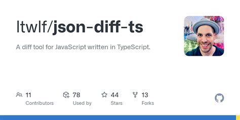 GitHub Ltwlf Json Diff Ts A Diff Tool For JavaScript Written In TypeScript