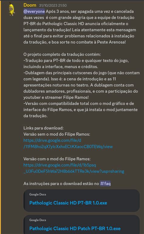 Pathologic Classic Hd Dublado E Traduzido Com A Participação Do Filipe