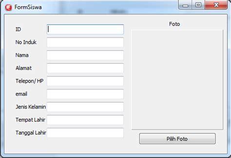 Catatan Harian Orang Teknik Membuat Database Siswa Beserta Foto Menggunakan Delphi Dan Database