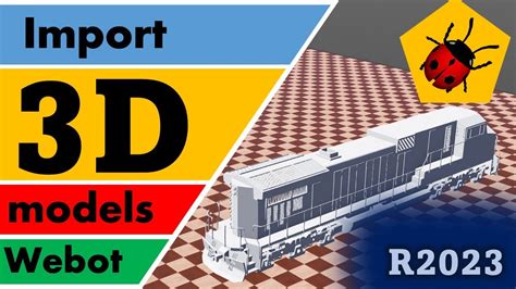How To Import D Models In Webots R And R YouTube
