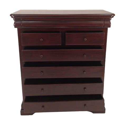 Solid Mahogany Wood Chest Of Drawers Bedroom Furniture Antique Style