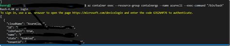 Run Azure CLI In Azure Container Instance Heran On Azure