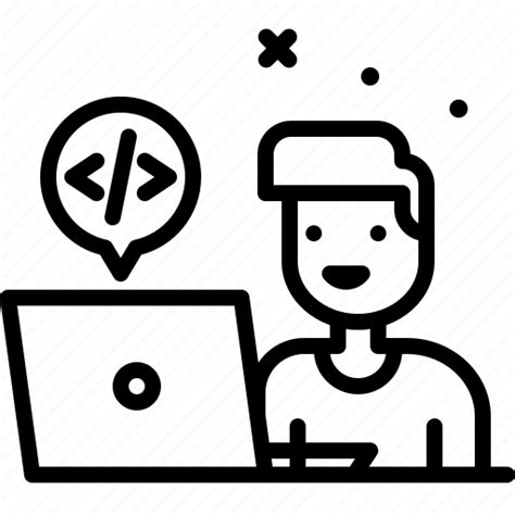 Coder B Programming Code Development Icon Download On Iconfinder