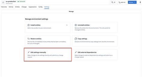 Managing Entities • Prevent Product Release Upgrades For An Entity
