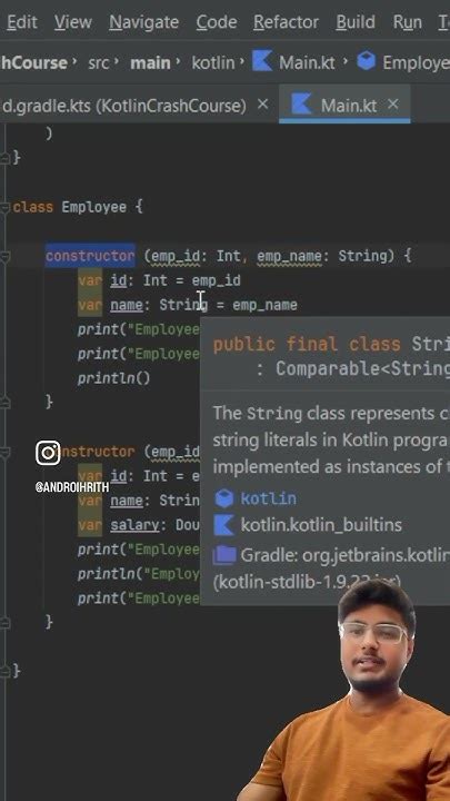 Secondary Constructor In Kotlin Android Kotlin