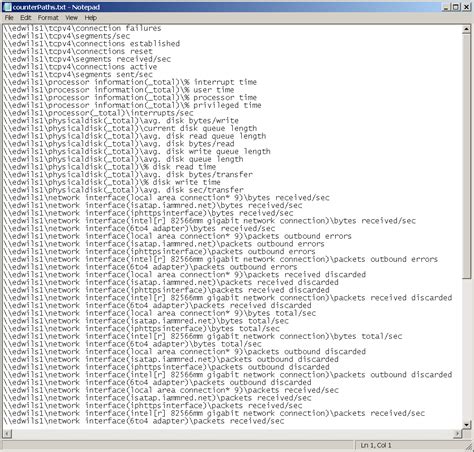 Capture Performance Counter Data And Write To Sql Server Scripting