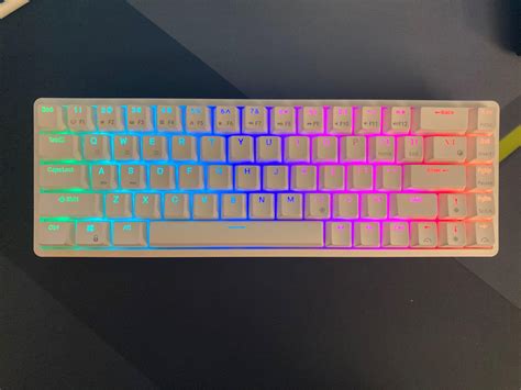 Modded Royal Kludge RKG68 Wireless Hotswappable Custom Mechanical Keyboard Computers Tech