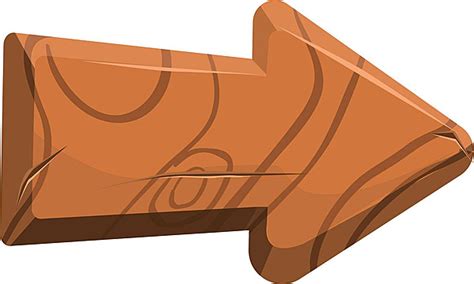 Ponteiro De Seta De Madeira Gui Para Jogos Ilustrado Em Arte Vetorial Vetor Png Prancha