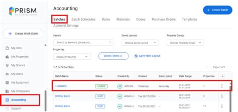 How To Unlock An Accounting Batch Prism Support Center