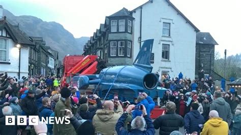 Joy As Donald Campbells Bluebird Returns To Coniston Bbc News