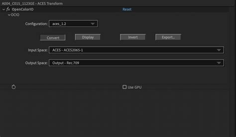 How To Build An Aces Pipeline Between Davinci Resolve And After Effects