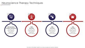 Neuroscience Therapy Techniques Ppt Powerpoint Cpp PPT Template