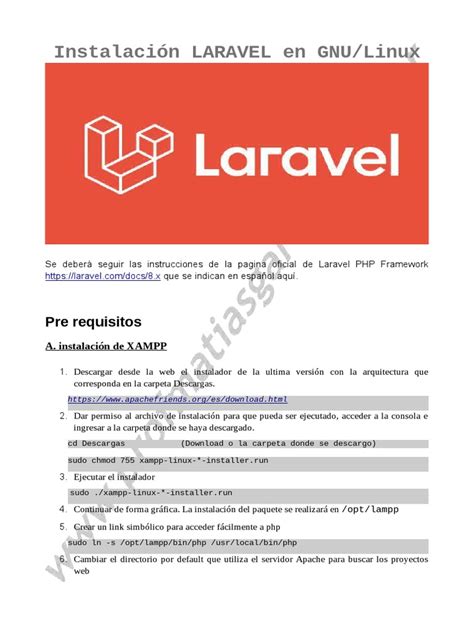 Instalacion Laravel Pdf