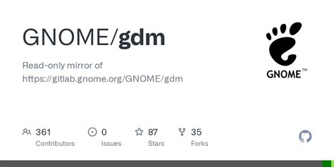 GitHub GNOME Gdm Read Only Mirror Of Https Gitlab Gnome Org GNOME Gdm
